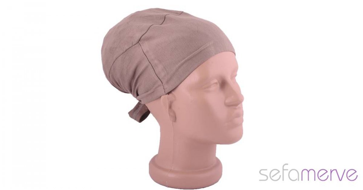 Lycra Viscon Dikişsiz Bone 26 Koyu Vizon | Sefamerve