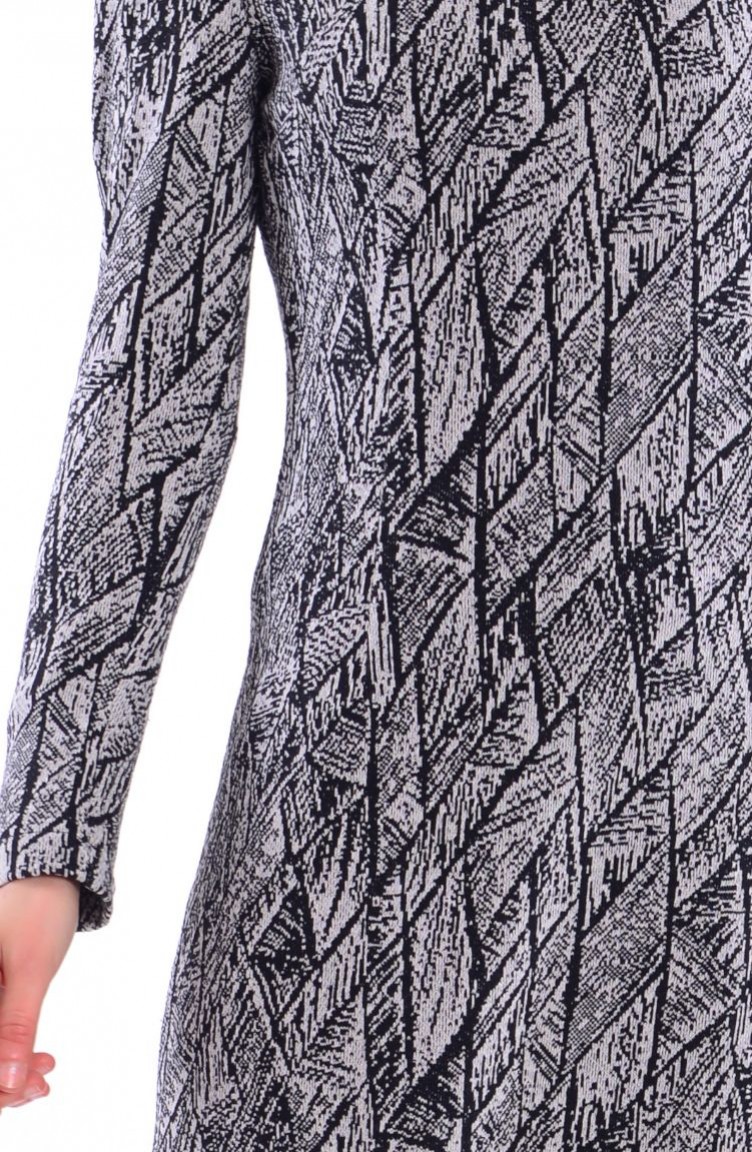 فستان أسود 2348C-01 | Sefamerve